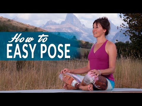 How To Easy Pose or Sukhasana with Neesha Zollinger