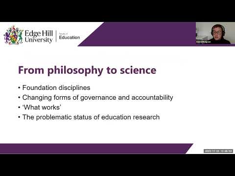 Naomi Hodgson: "False dichotomies and the problem of "methodology" in educational research"