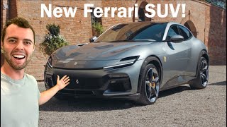 Ferrari Purosangue 2023 - dabar apžvalga, atsiliepimai, modifikacijos