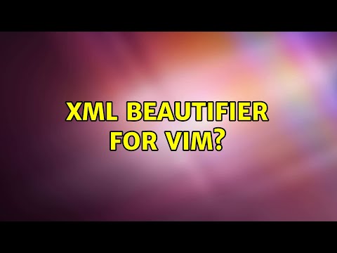 XML Beautifier for vim?
