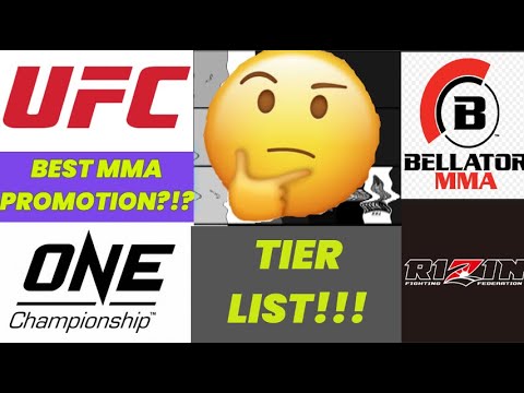 RANKING MMA PROMOTIONS (TIER LIST)