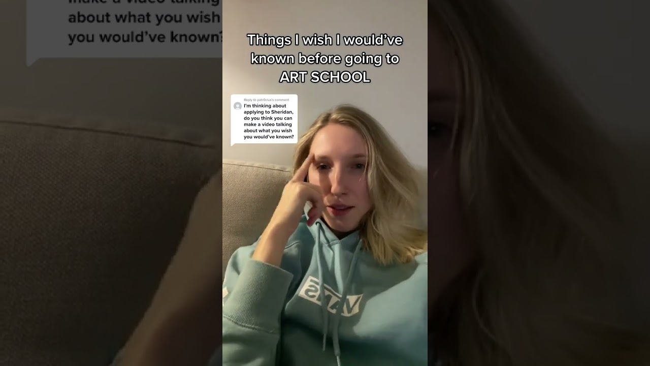 Things I wish i knew BEFORE going to art school