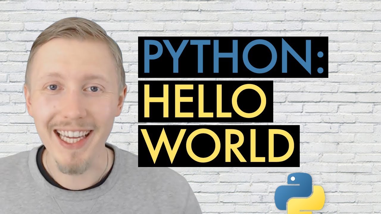 PYTHON CLASSIC HELLO WORLD (Beginner's Guide to Python Lesson 2)