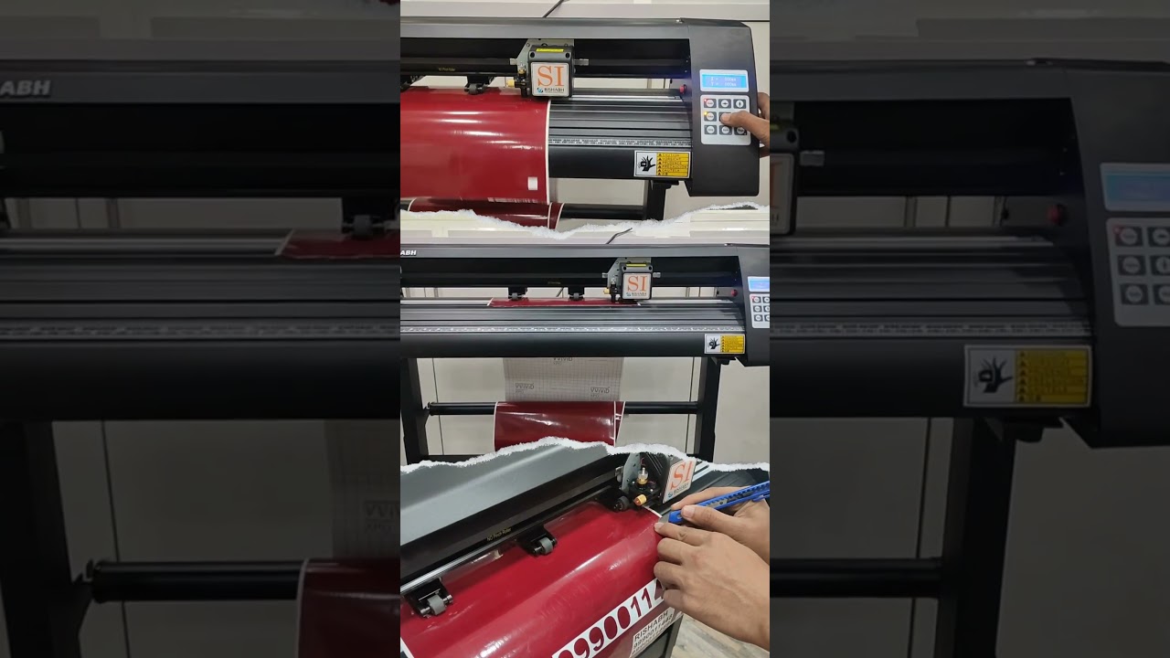 Si Vinyl Cutting Plotter Working Video | #plotter #vinylcuttingplotter #cuttingplotter #vinylcutter