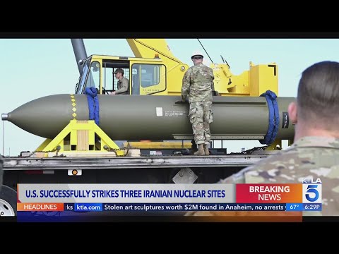 Gavin Newsom responds to Trump's announcement of the U.S. military strike on Iran