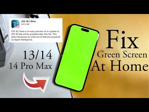 How To Fix iPhone Green Screen Glitch [ Without PC/Repair Shop ] |iPhone 14 Pro Max green Screen |
