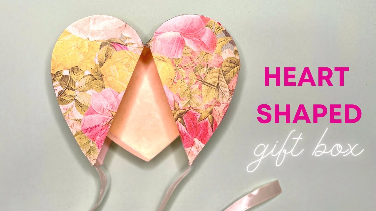 DIY Heart Shaped Gift Box | DIY Christmas Gift | Handmade Organizer