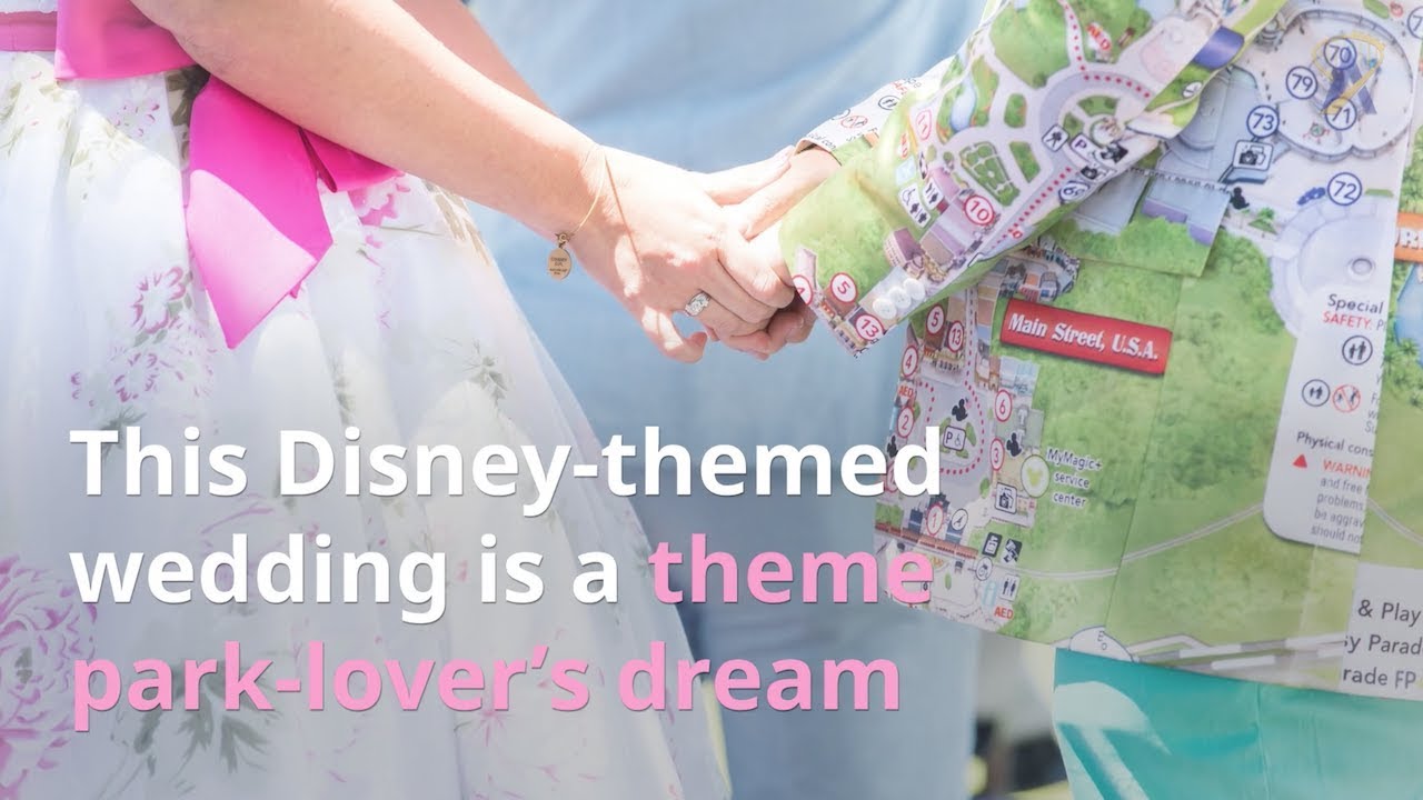 This Disney-themed wedding is a theme park-lover's dream come true