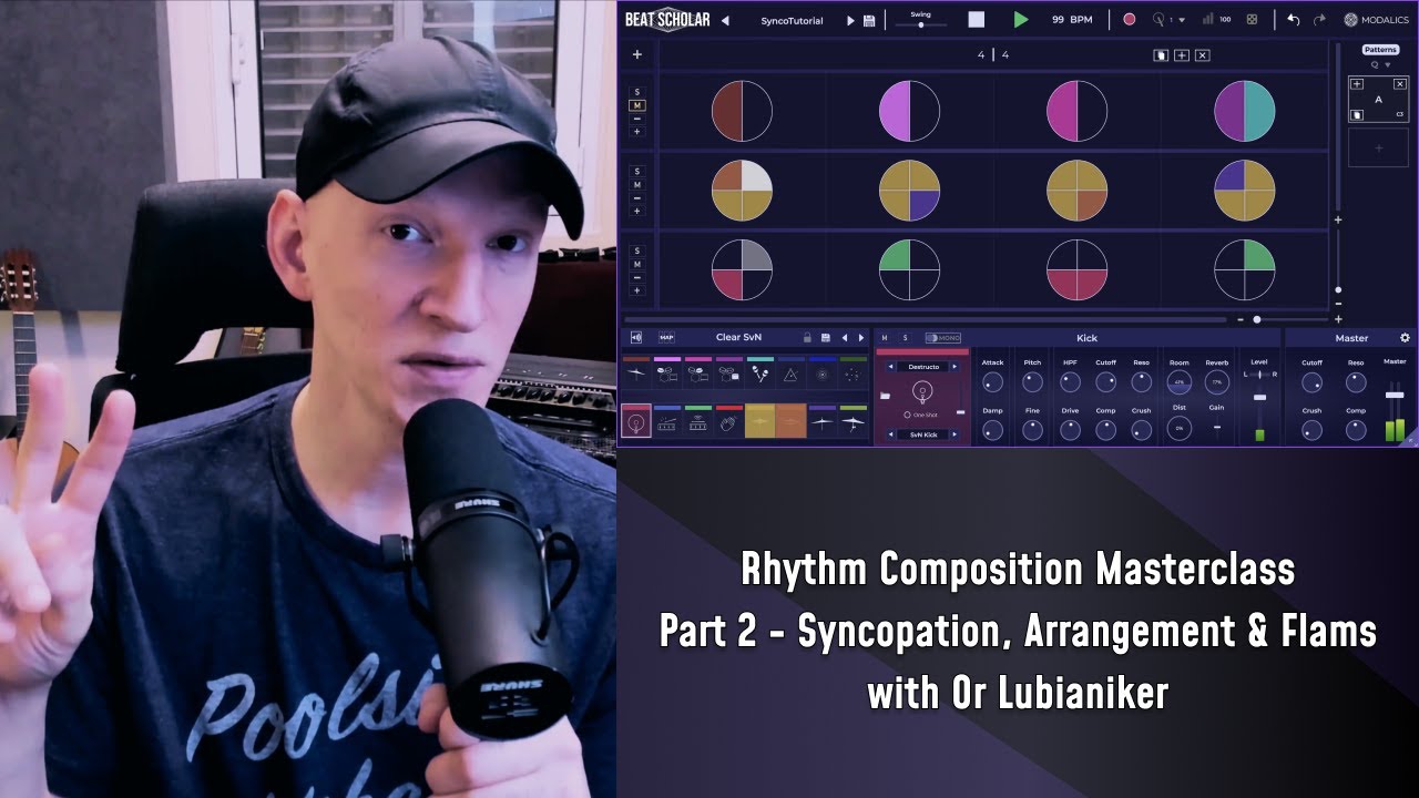 Rhythm Composition Masterclass Part 2 - Syncopation, Arrangement & Flams | with Or Lubianiker