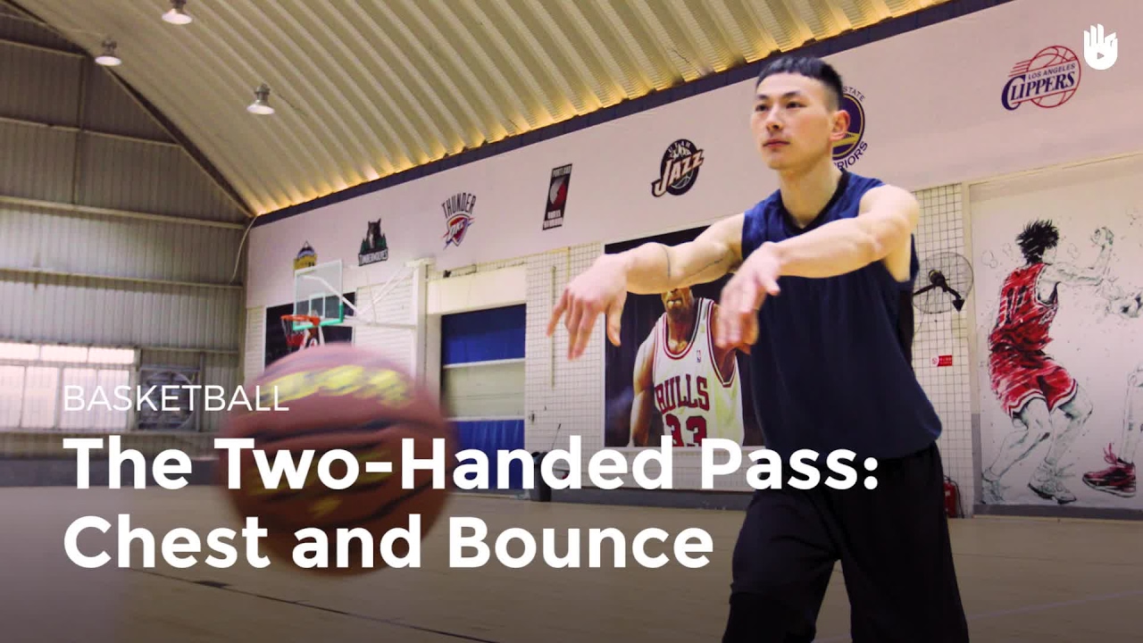 The Two-Handed Pass: Chest and Bounce - Basketball | Sikana