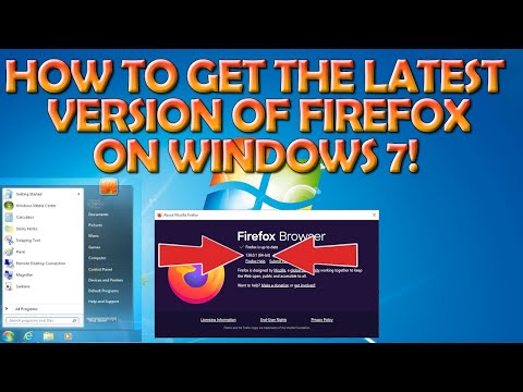 How To Get The Latest Version of Firefox That Windows 11 Users Are Using in Windows 7!