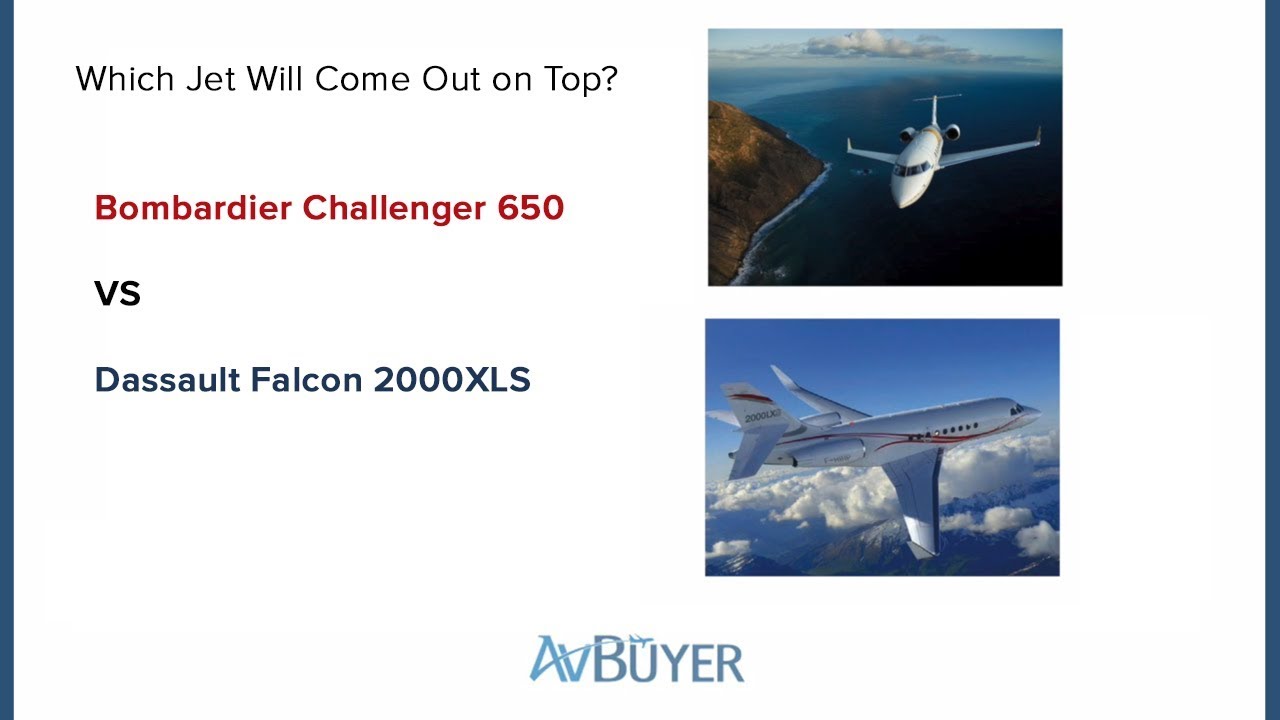 Jet Comparison | Challenger 650 vs Falcon 2000LXS