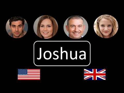 How to pronounce Joshua