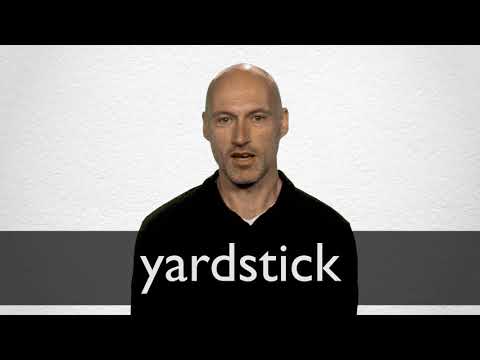 YARDSTICK 释义 | 柯林斯英语词典
