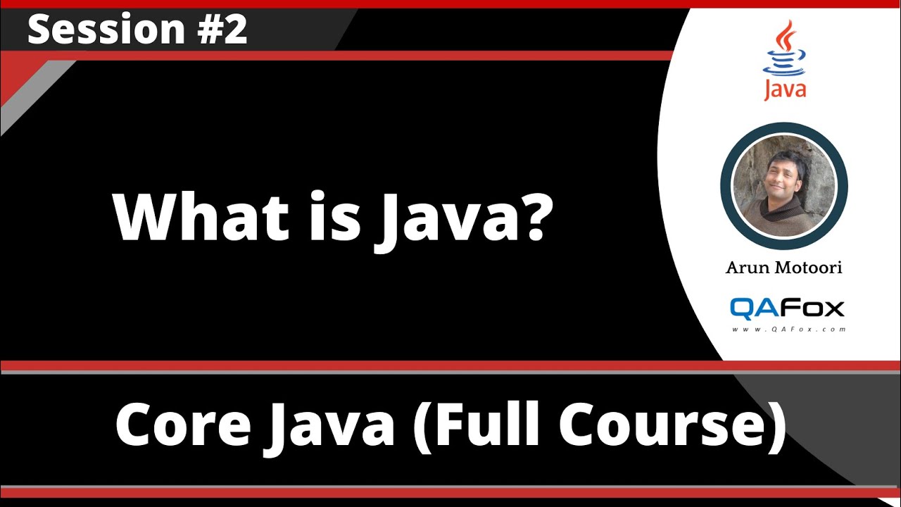 Core Java - Part 2 - What is Java?