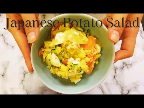 How to cook Japanese traditional potato salad|Aki's cooking