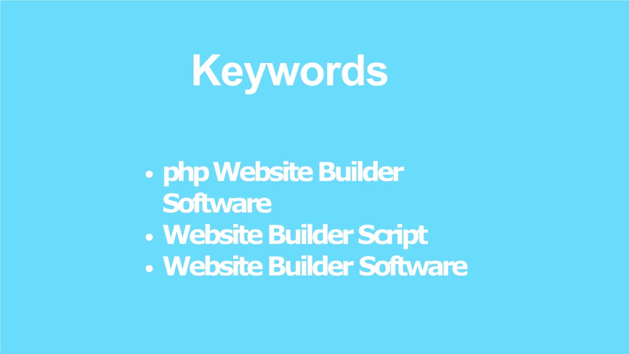 php Website Builder Software    Website Builder Script