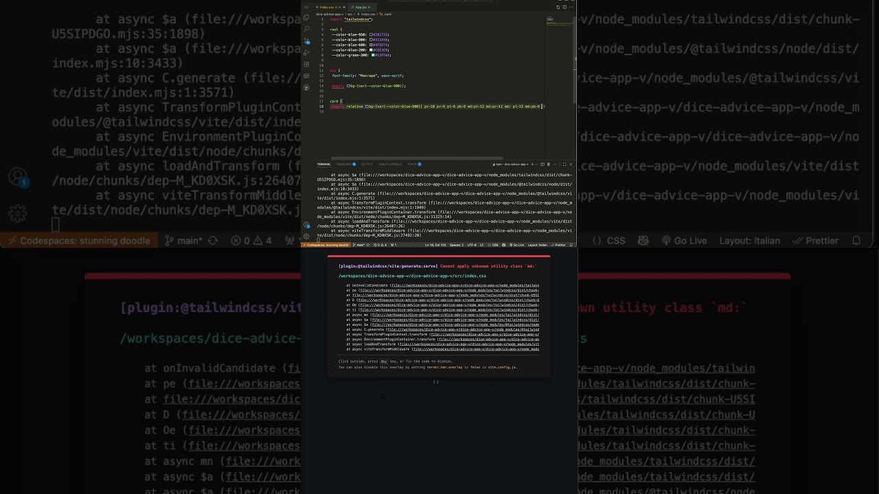 Advice Generator App | React + Tailwind CSS v4 | Frontend Mentor Challenge
