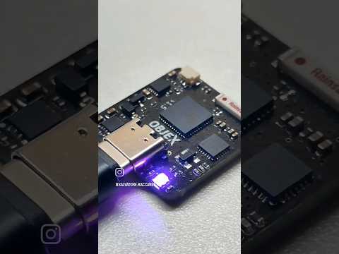 DIY ESP32 custom board soldering #pcb #pcba #engineering #electronics #iot #led