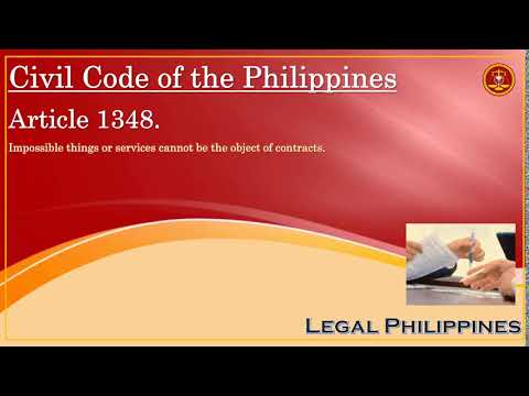 Civil Code of the Philippines, Article 1348
