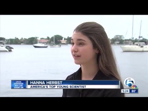 FAU High's Hannah Herbst on WPTV Channel 5