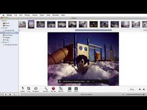 MacMost Tutorial: Enhance Dark Photos, in iPhoto '08