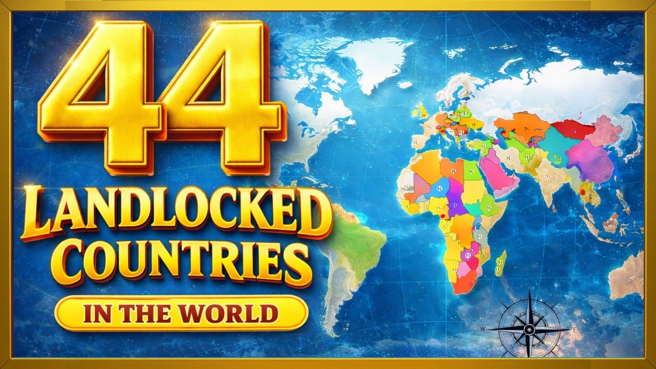 44 Landlocked Countries in the World Explained 🌍 | Geography