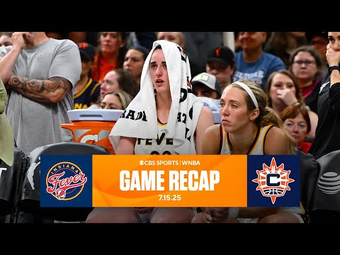 Fever outlast Sun, Caitlin Clark exits game late with injury | Game Recap + WNBA 3pt Contest Preview