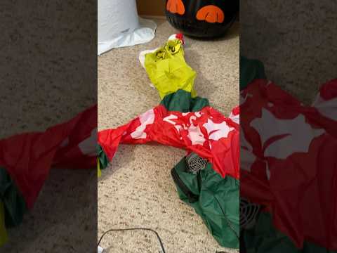 GRINCH INFLATABLE CAR BUDDY WITH UGLY SWEATER! 🎅🎄