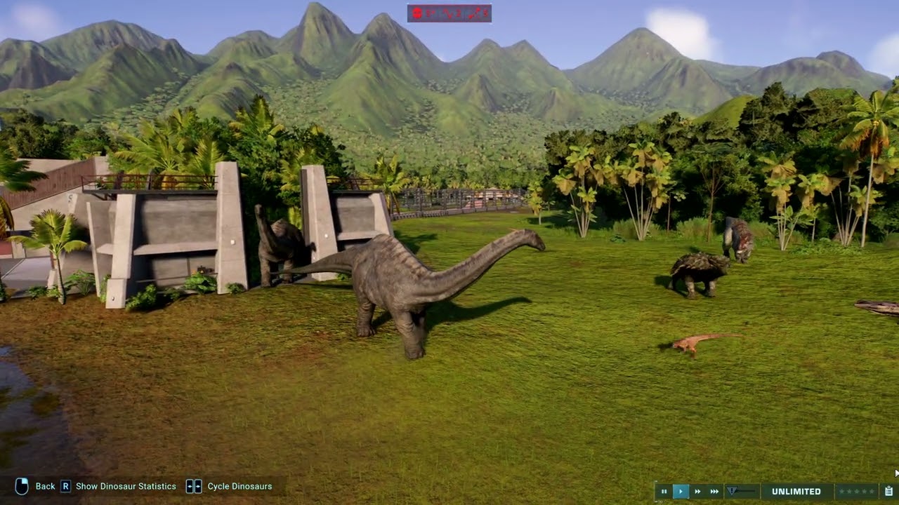 Apatosaurus Jurassic World Evolution 2d