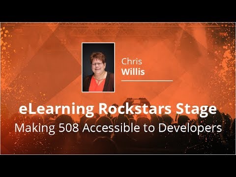 eLearning Rockstars Stage - Making 508 Accessible to Developers