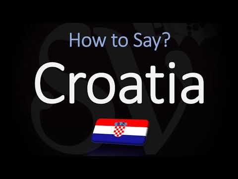 How to Pronounce Croatia? (CORRECTLY) Country Name Pronunciation