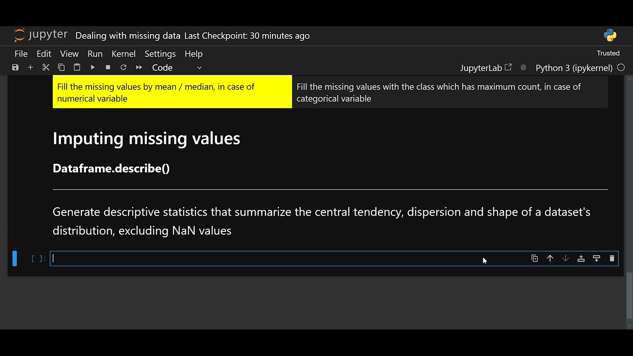 Data Science using Python - Dealing with Missing Data