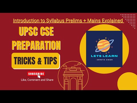 UPSC Syllabus Explained | What to Study for Prelims & Mains | Let's Learn