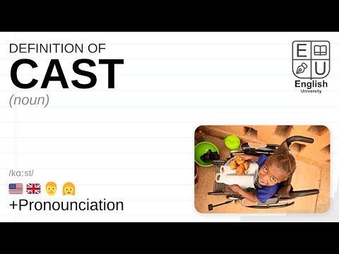 CAST meaning, definition & pronunciation | What is CAST? | How to say CAST