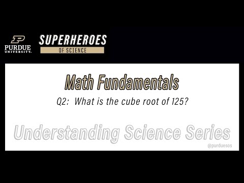 Math Fundamentals Q2 : What is the cube root of 125?