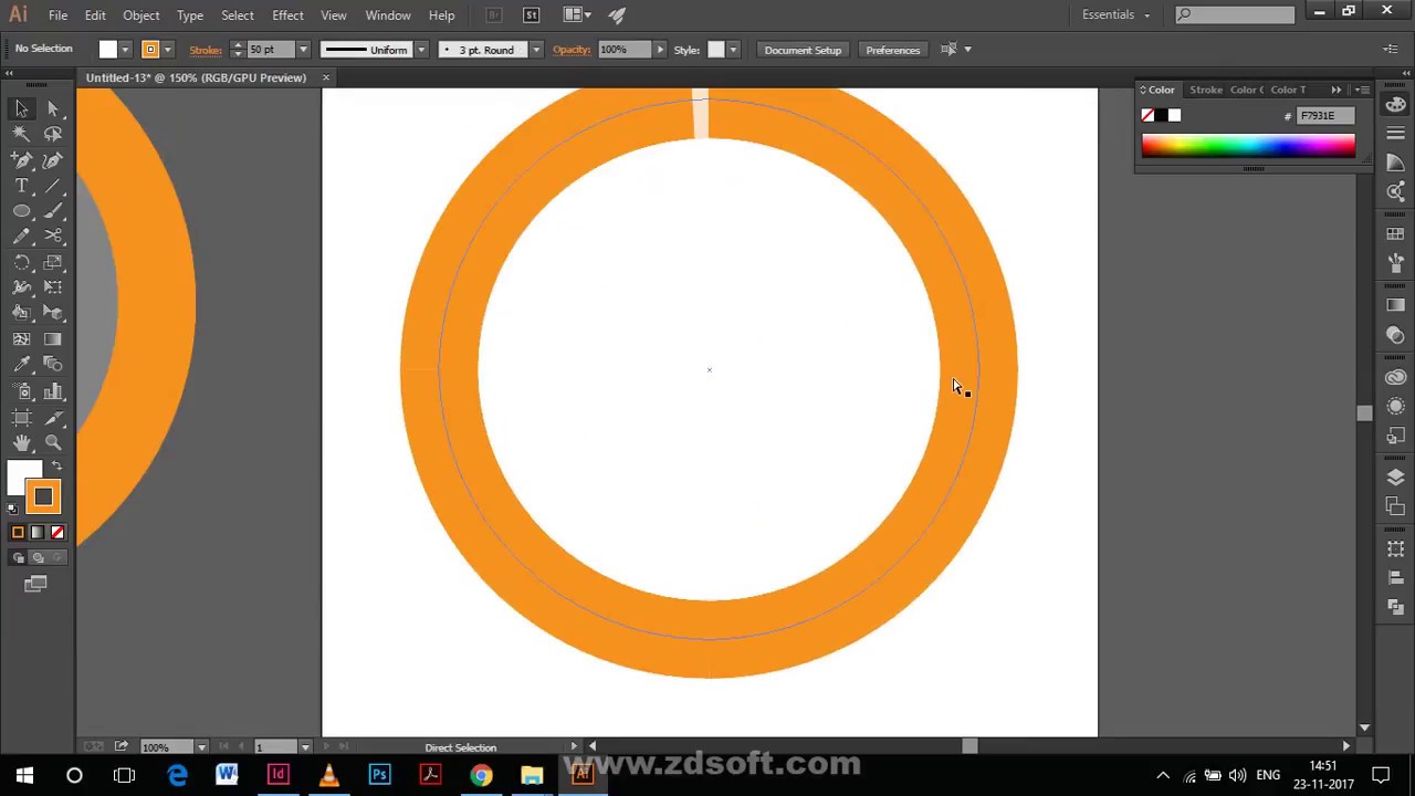 Circular Progress Bar from 1 to 99% using Adobe Illustrator [Plus Download Link]