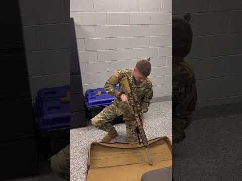 💯 Weapons safety is key. Even with a BB gun. Learn these skills in the Army National Guard.