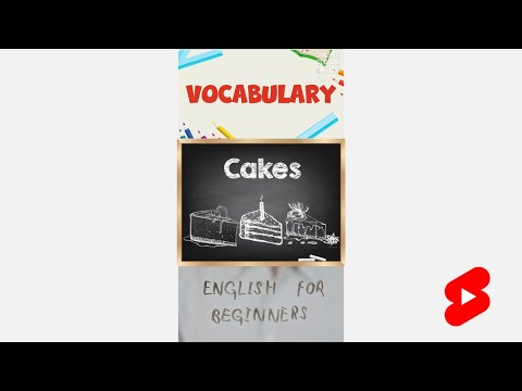Fancy Cakes | Types of Cakes and their Names | English Vocabulary 🍰