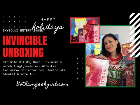 INVINCIBLE - Skybound Holiday Gift Guide Unboxing ! - Gotham Geek Girl