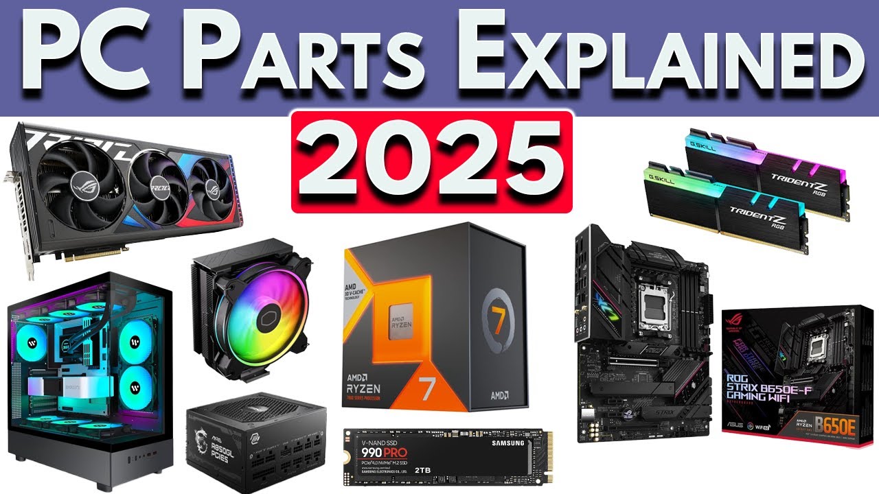 Best PC Build 2025: PC Parts Explained | How to Build A PC 2025