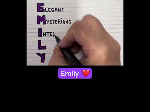 Meaning of the name EMILY #name #meaning #emily
