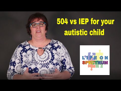 504 vs IEP for your autistic child