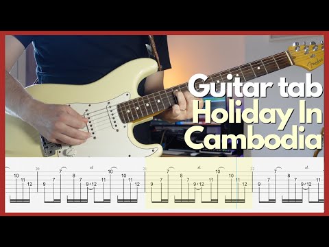 Dead Kennedys - Holiday In Cambodia (Guitar tabs)