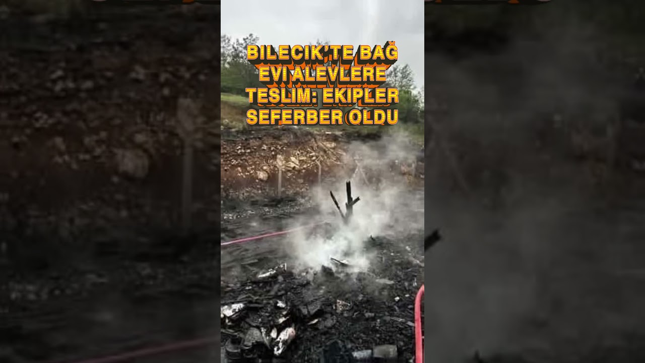 Bilecik’te Bağ Evi Alevlere Teslim: Ekipler Seferber Oldu #bilecik  #Yangın #Selöz