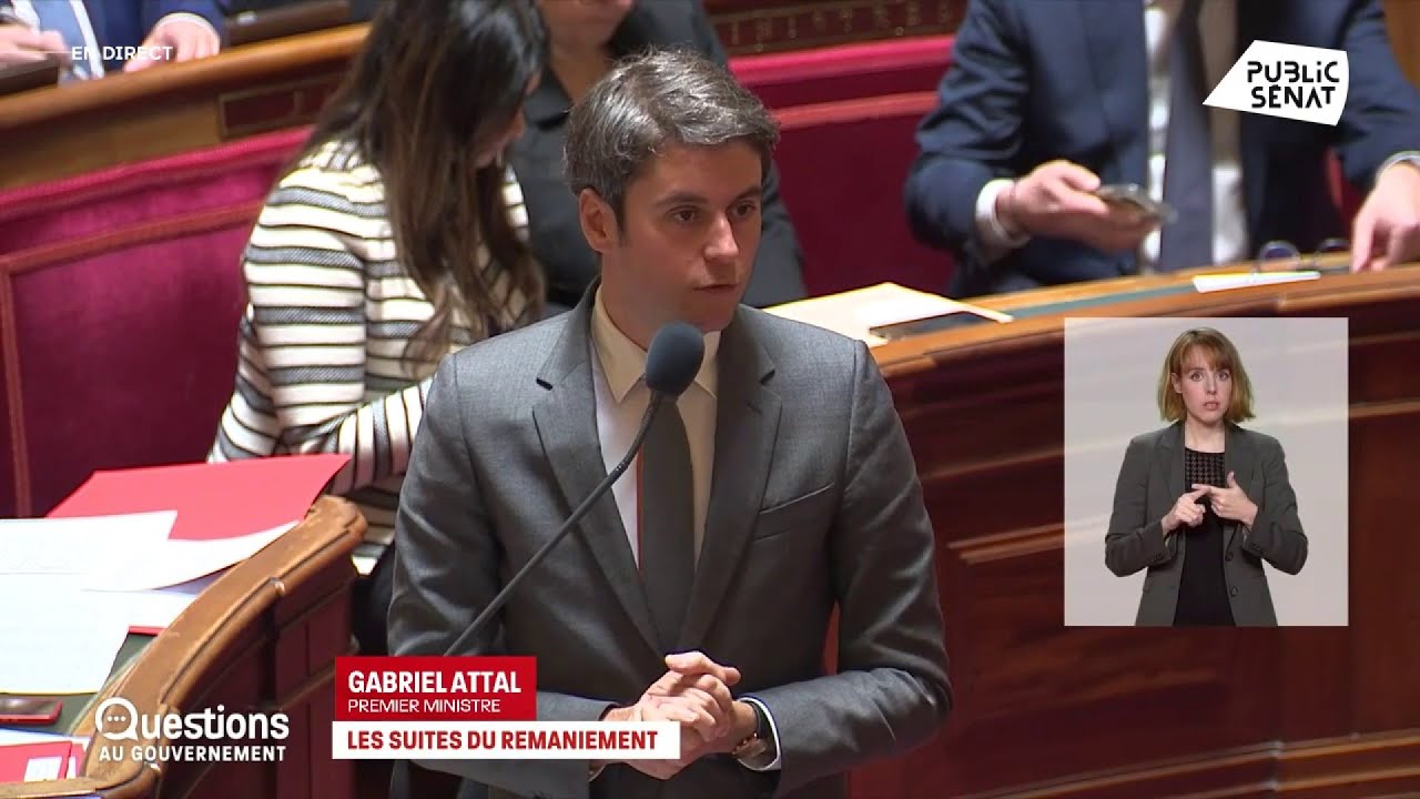 Discours de politique générale : Gabriel Attal maintient qu’il ne ...