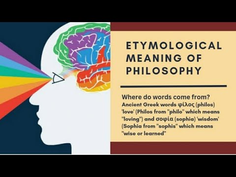 Etymological Meaning Of Philosophy & Philosopher, Other Words For Philosophy With Specific Meaning