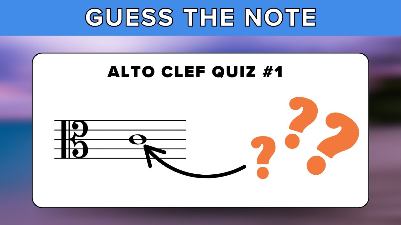 Alto Clef Notes Quiz #1 | Test Your Knowledge!