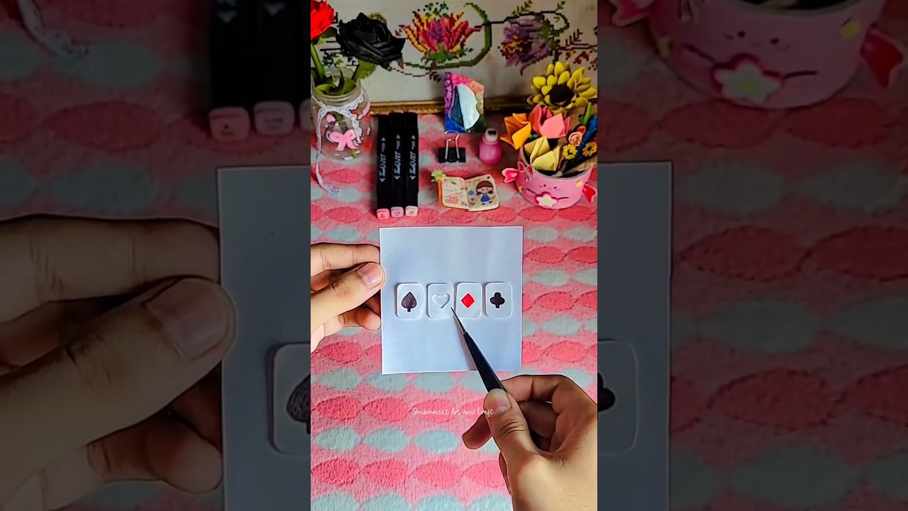 Unique Love card idea 💗⚡ #shorts #diy #aesthetic #fypシ゚ #craft #unique #love #gift #viralvideo #yt
