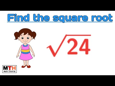 The square root of 24 || root24 || radicals || surds